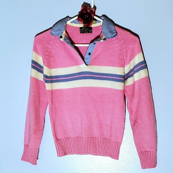Gitano | Sweaters | Vintage 8s Gitano Rugby Sweater | Poshmark